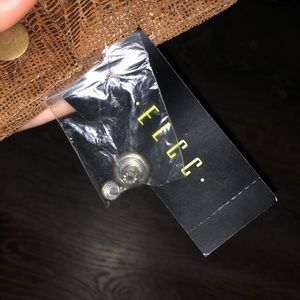 erin london | Jackets & Coats | Elcc New With Tags Brown Button Up ...